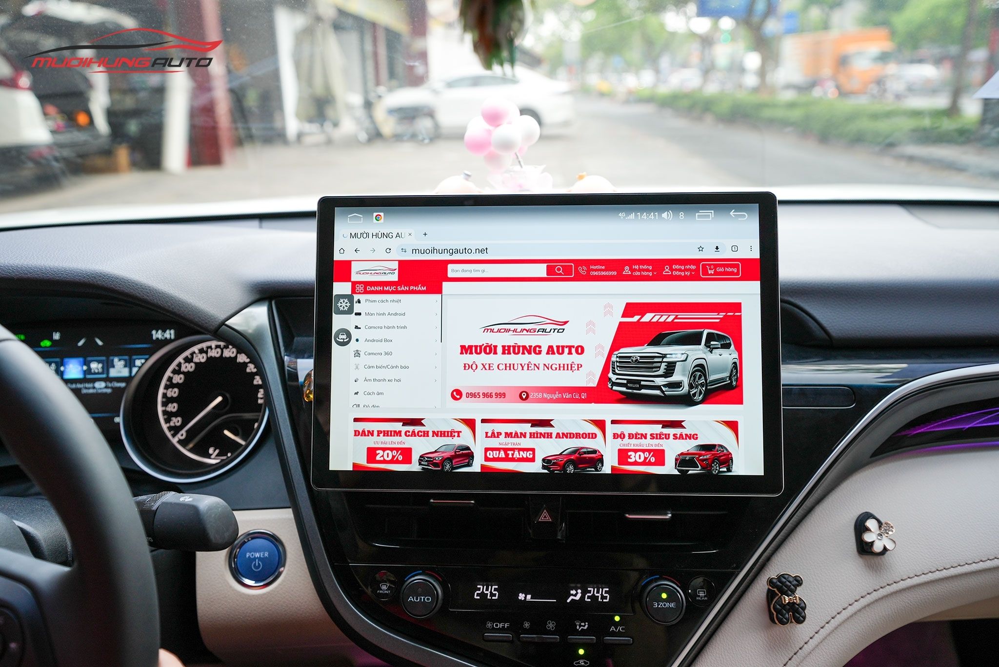 Lắp Màn Hình Carteck M600 360 2K Cho Xe Ô Tô Toyota Camry 2023 - Mười Hùng Auto