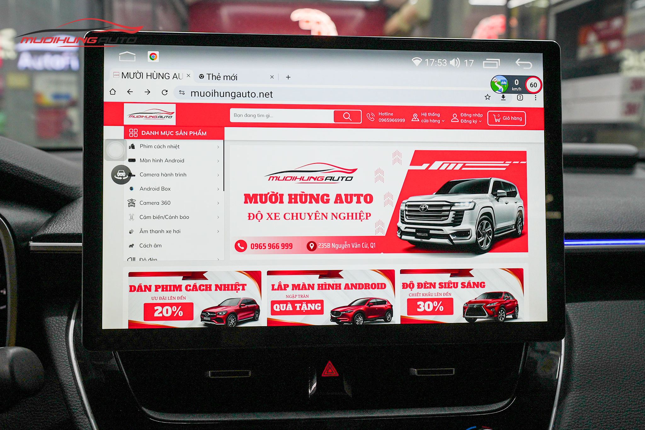 Lắp Màn Hình Carteck M600 360 2K Cho Xe Ô Tô Toyota Cross Hybrid 2022 - Mười Hùng Auto