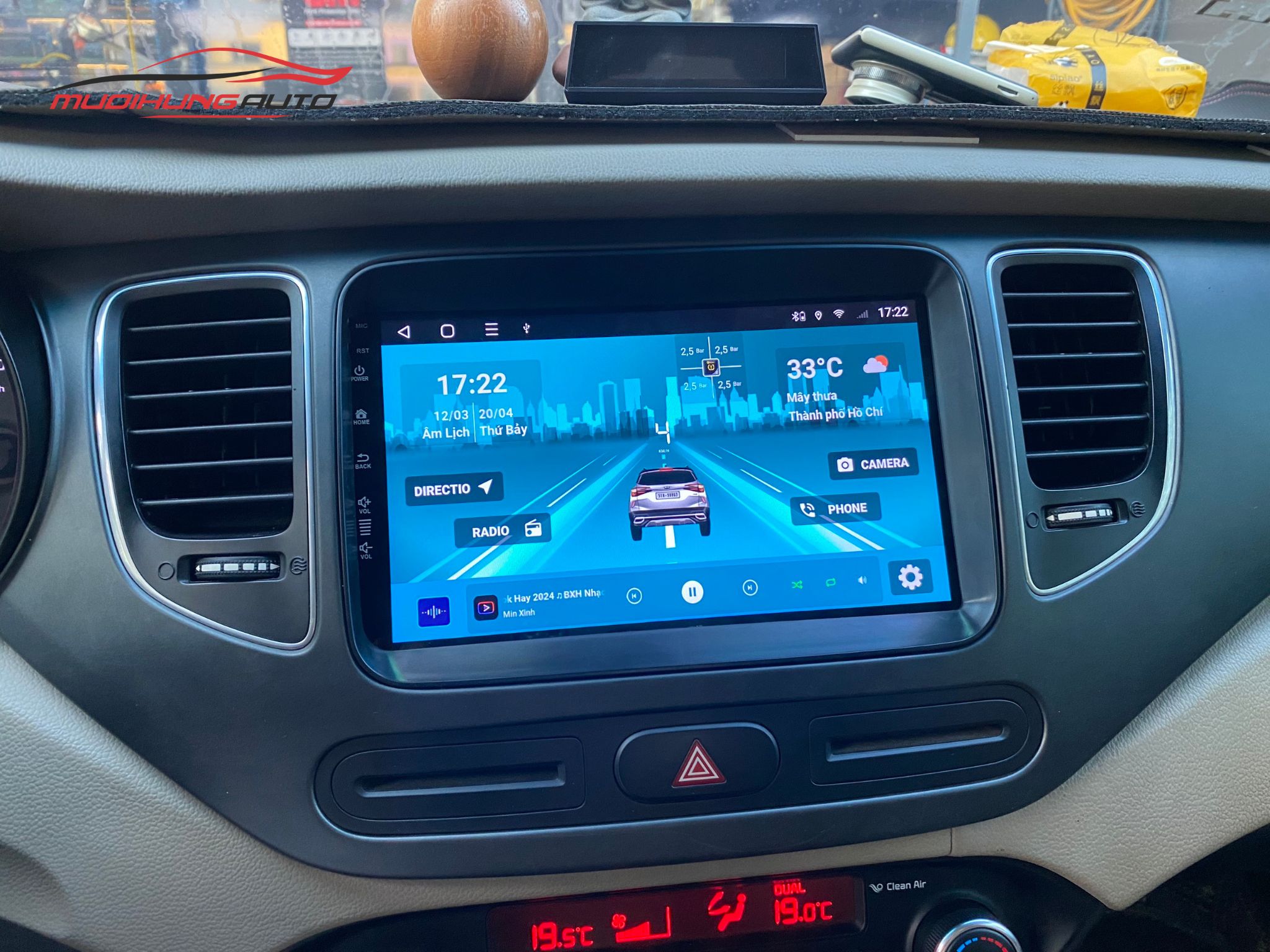 Lắp Màn Hình Zestech S100J Cho Xe Ô Tô Kia Rondo - Mười Hùng Auto