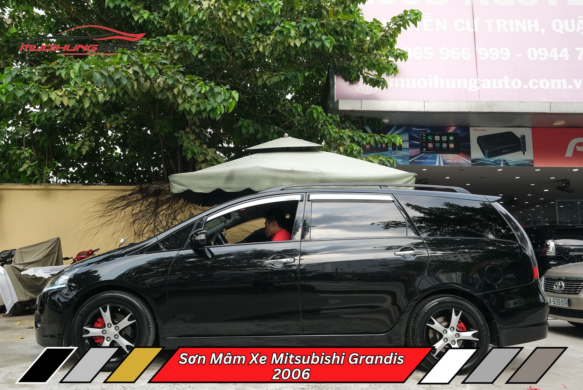 Sơn Mâm Xe Mitsubishi Grandis 2006 - Mười Hùng Auto