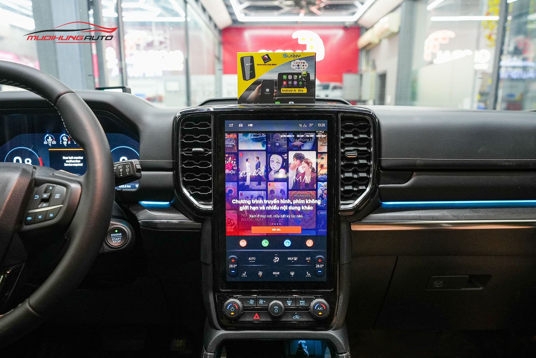 Android Box Sunny X-Live Pro - Mười Hùng Auto