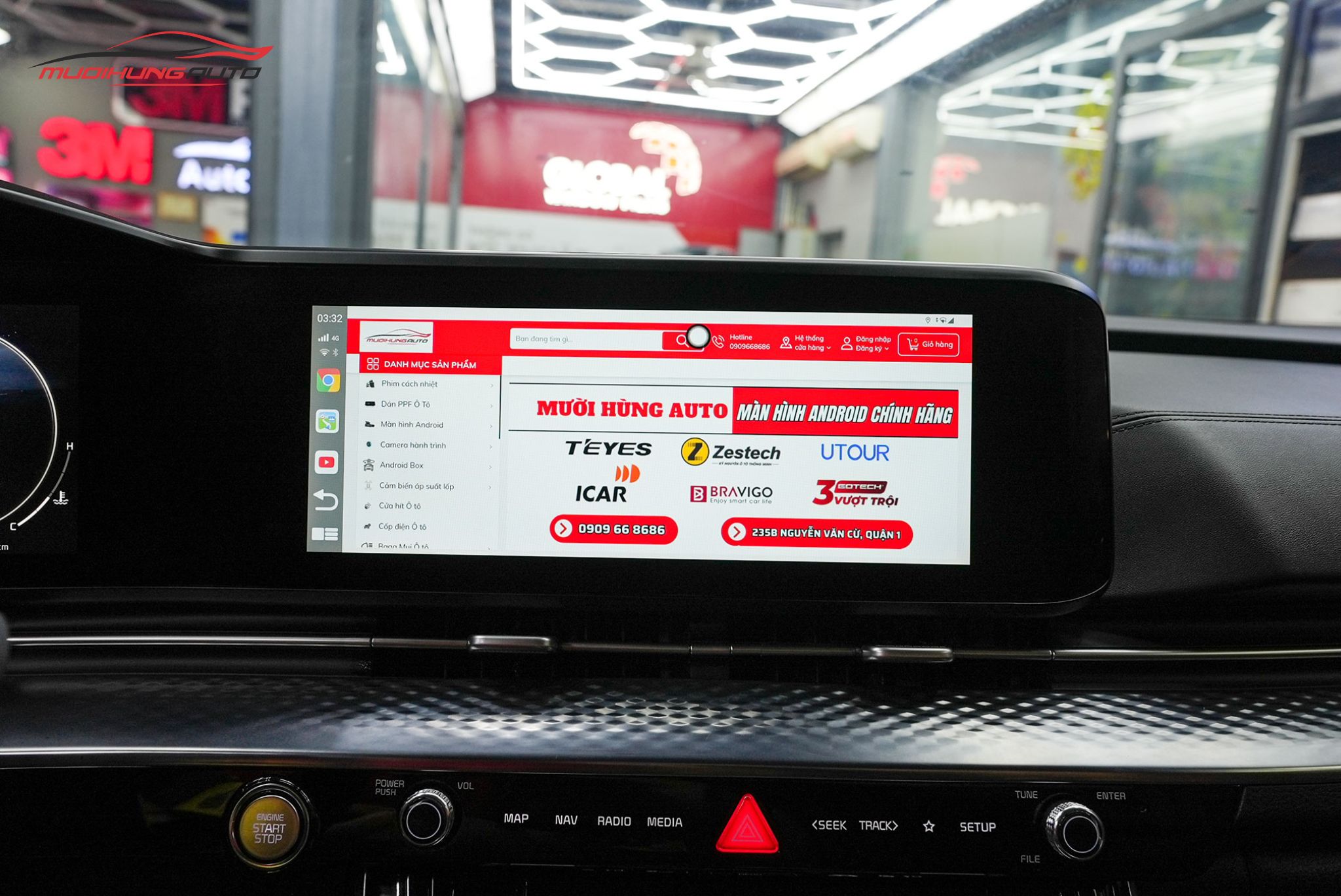 Android Box Sunny BS12 - Mười Hùng Auto