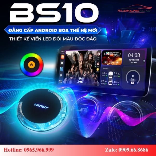 Android Box Vietmap BS10 Chính Hãng - MƯỜI HÙNG AUTO