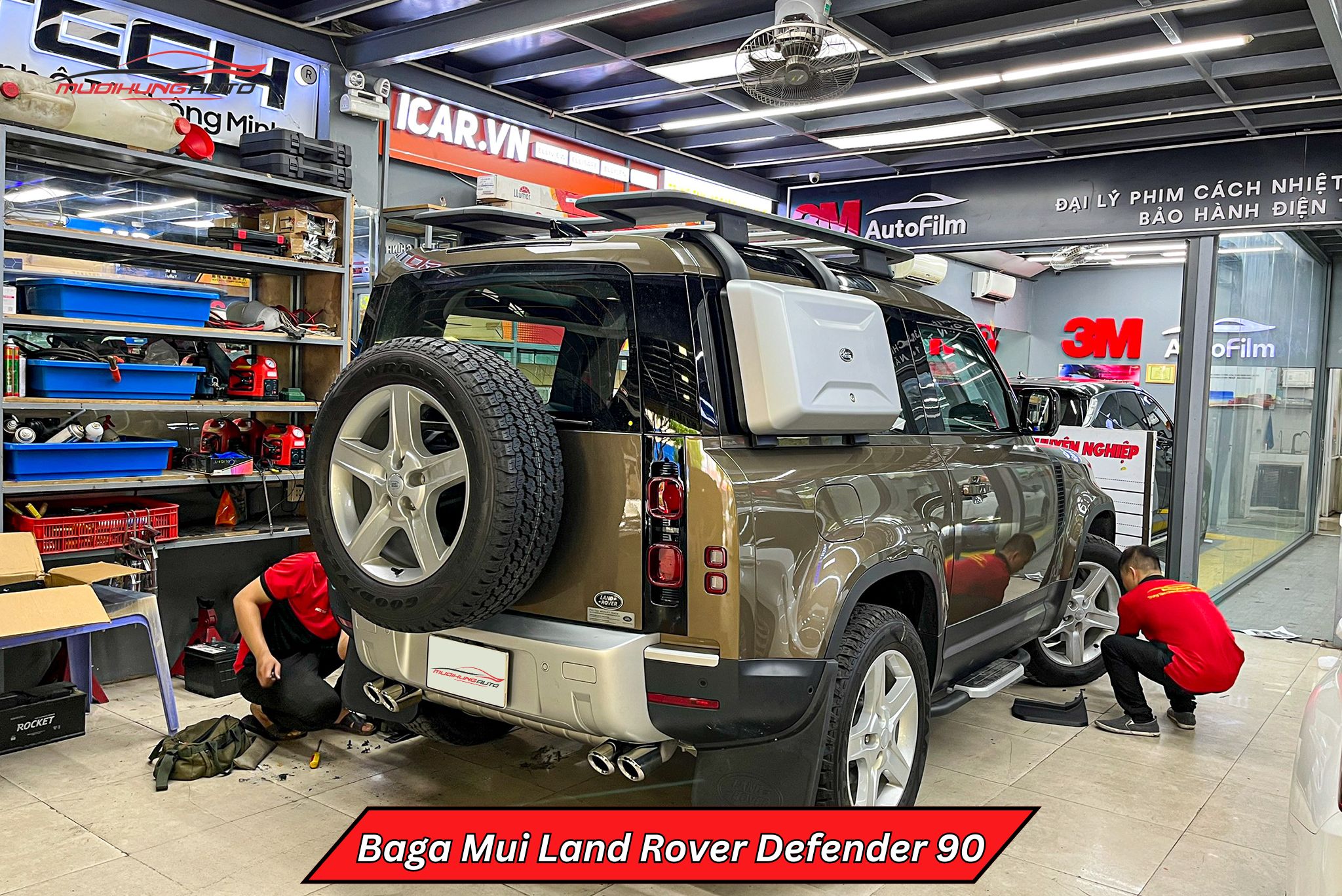Baga Mui Xe Land Rover Defender 90 - Mười Hùng Auto