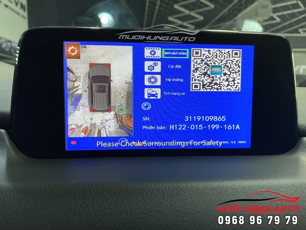 Camera 360 Độ Xe Mazda CX5 2019-2020 Gắn Bản T3 Chính Hãng - Mười Hùng Auto