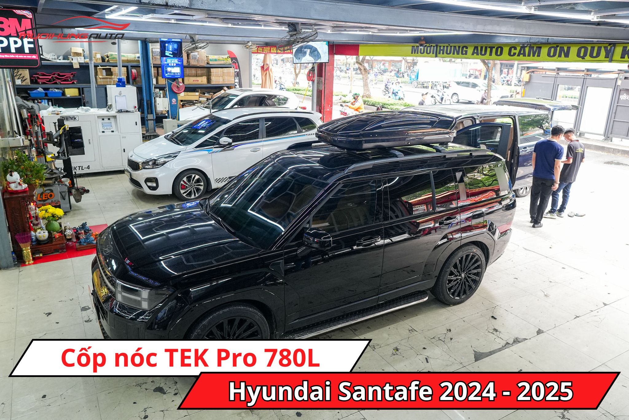 Cốp Nóc TEK Pro 780L Cho Xe Hyundai Santafe 2024 - 2025 - Mười Hùng Auto