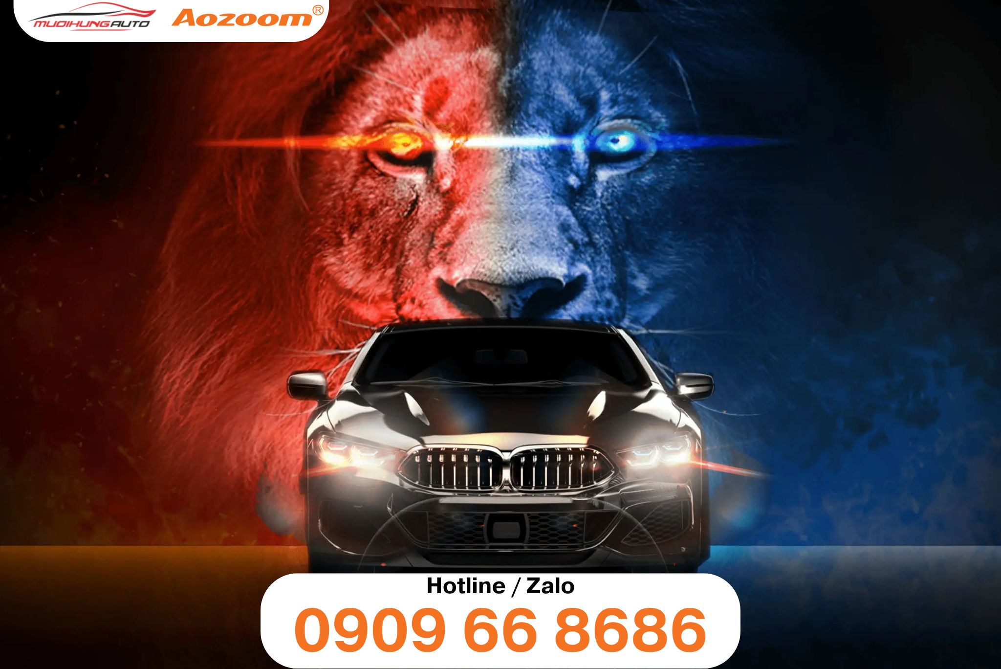 Đèn Bi LED Aozoom MTAZ Lion King - Mười Hùng Auto