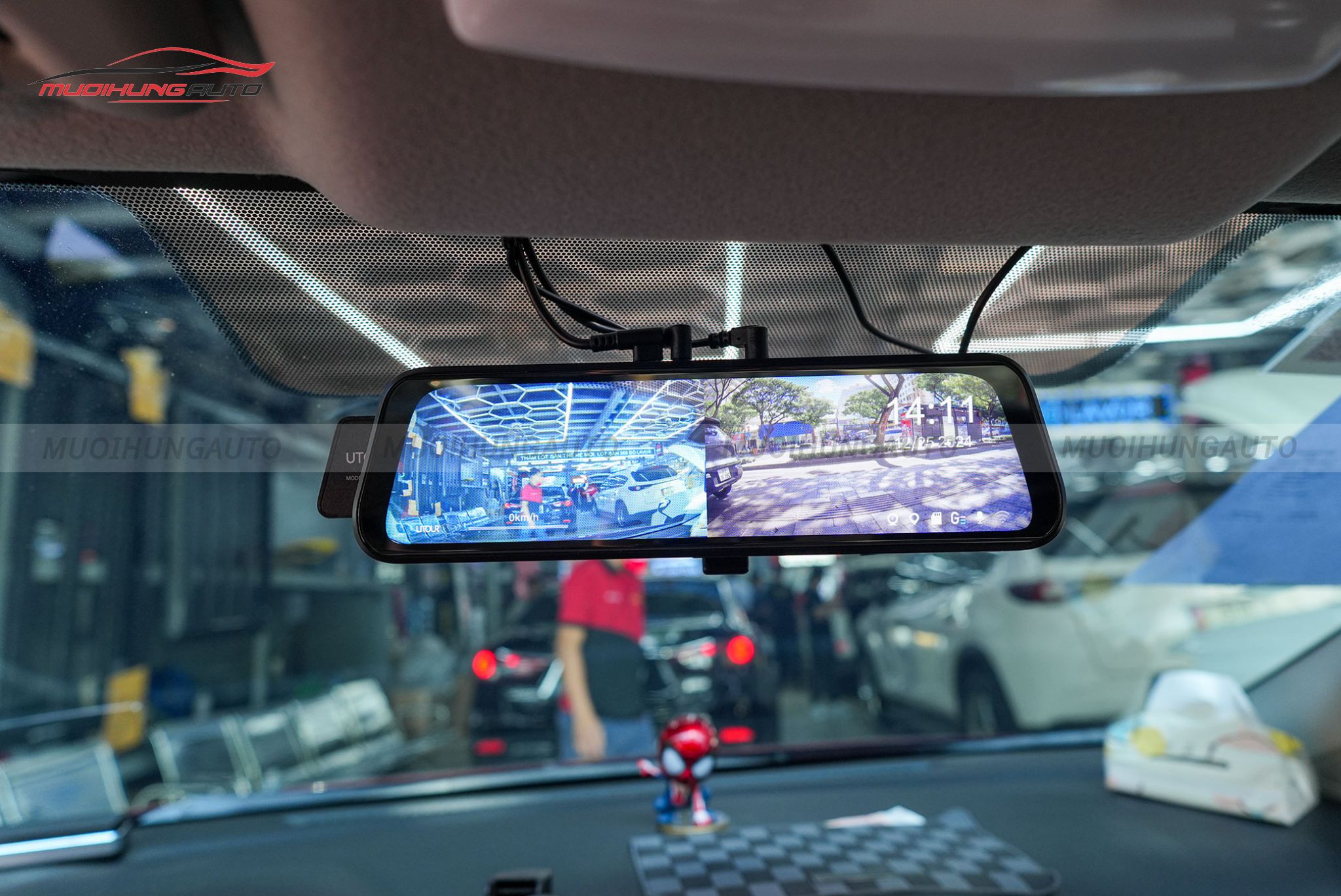 Gương Điện Tử AI ADAS UTOUR C3M Cho Xe Nissan Almera 2024 - Mười Hùng Auto