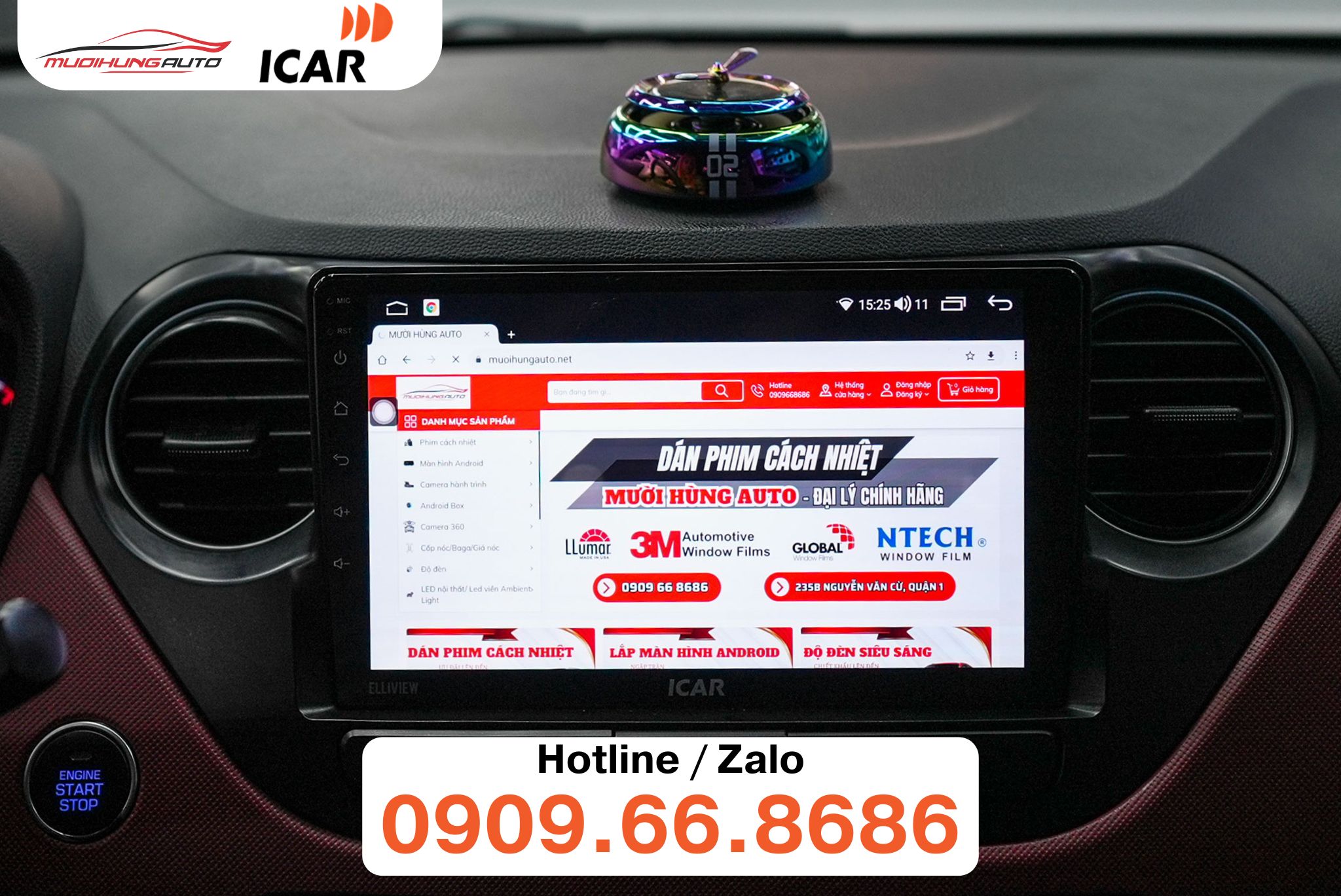 Màn Hình Android ICAR Elliview SEP 2K 360 - Mười Hùng Auto