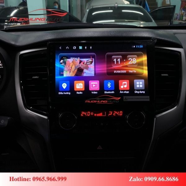 Màn Hình Android Xe Mitsubishi Triton - Mười Hùng Auto