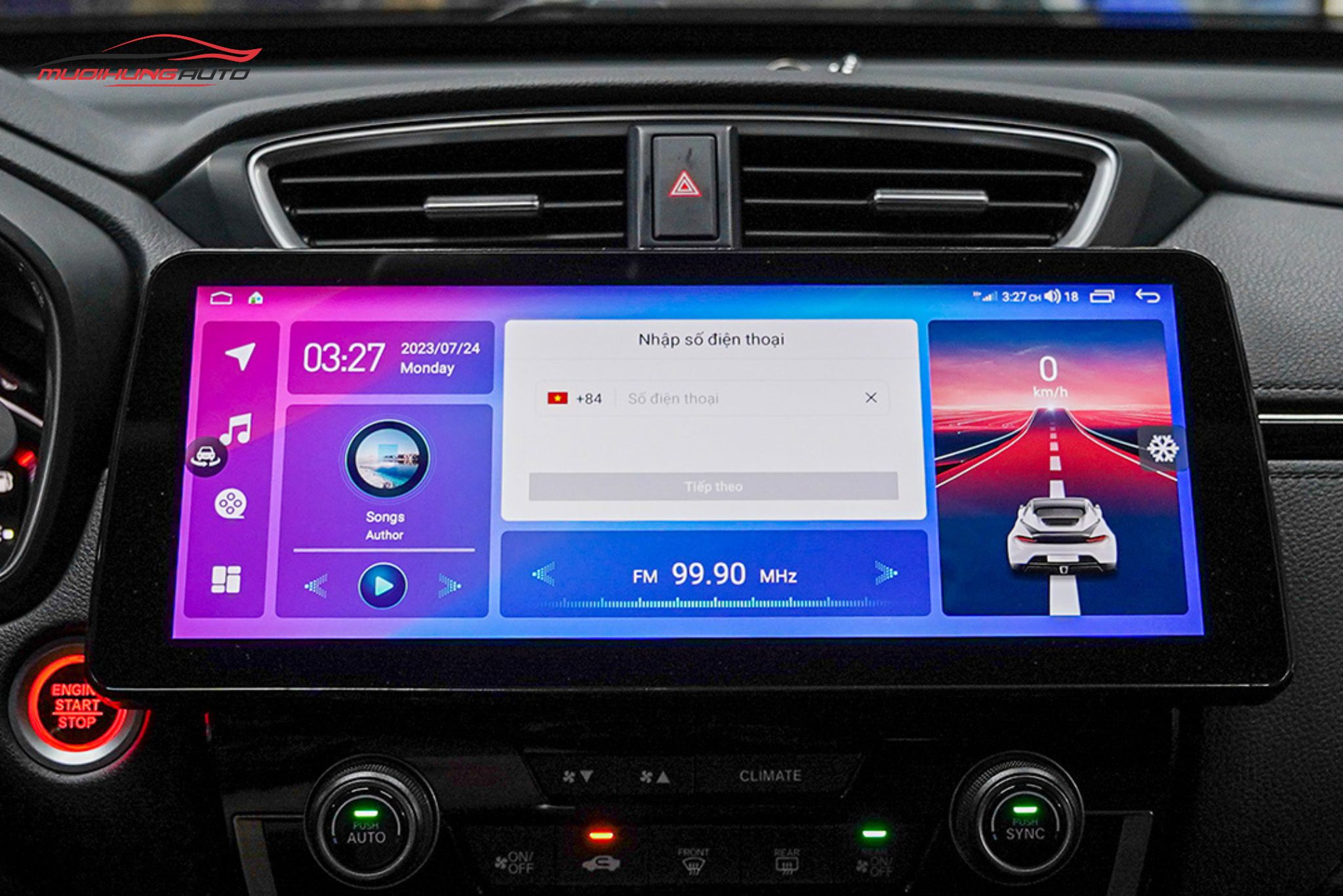 Màn Hình M500 360 2K - 12.3 inch (8/256GB) - Mười Hùng Auto