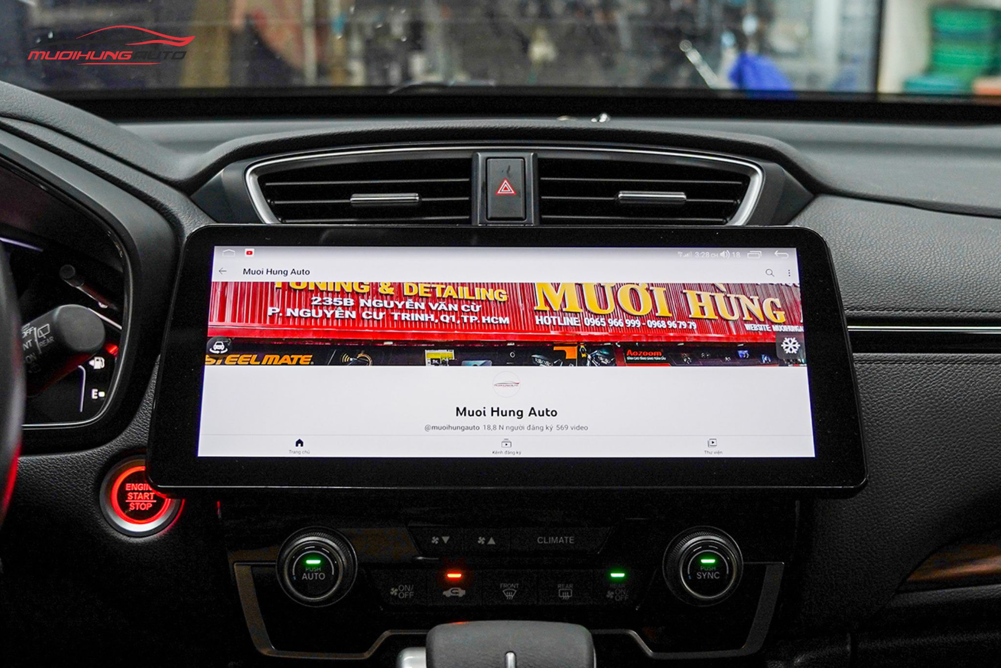 Màn Hình M500 2K - 12.3 inch (8/256GB) - Mười Hùng Auto