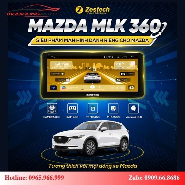 Màn Hình Android Xe Mazda CX5 2023 - 2024 - Mười Hùng Auto