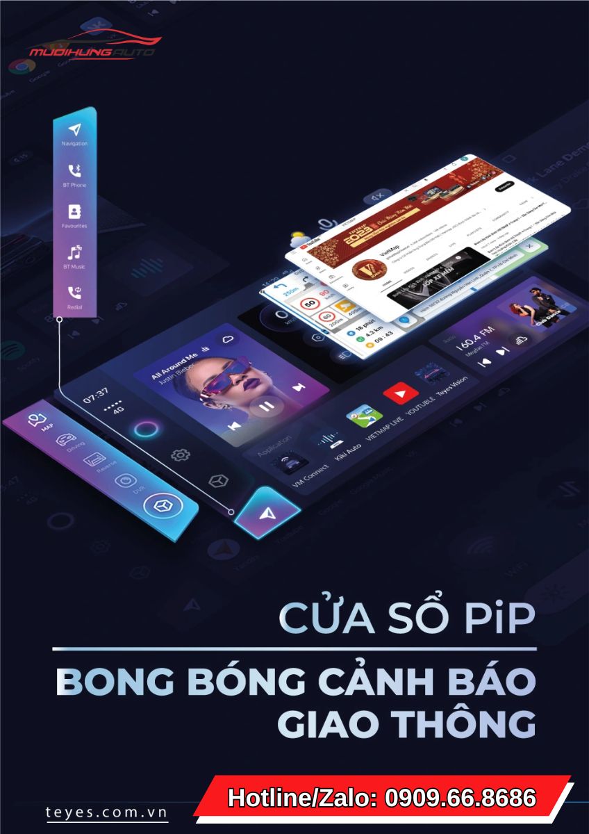 Màn Hình Teyes CC3 2K 360 - Mười Hùng Auto