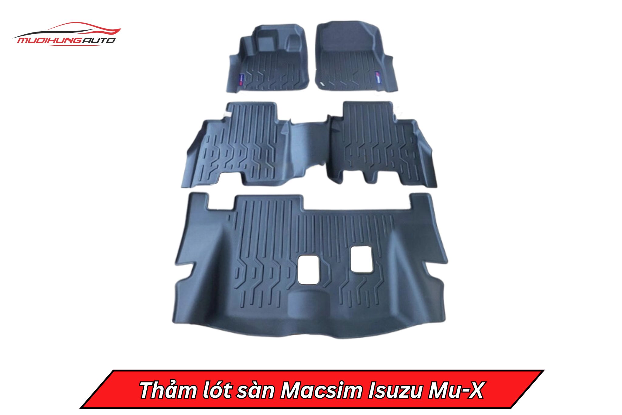 Thảm Lót Sàn Macsim Ô Tô Isuzu Mu-X - Mười Hùng Auto
