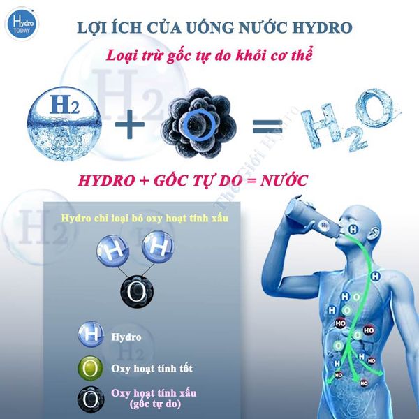 Lợi ích và sự an toàn của Hydro phân tử | Hydro cho sức khỏe