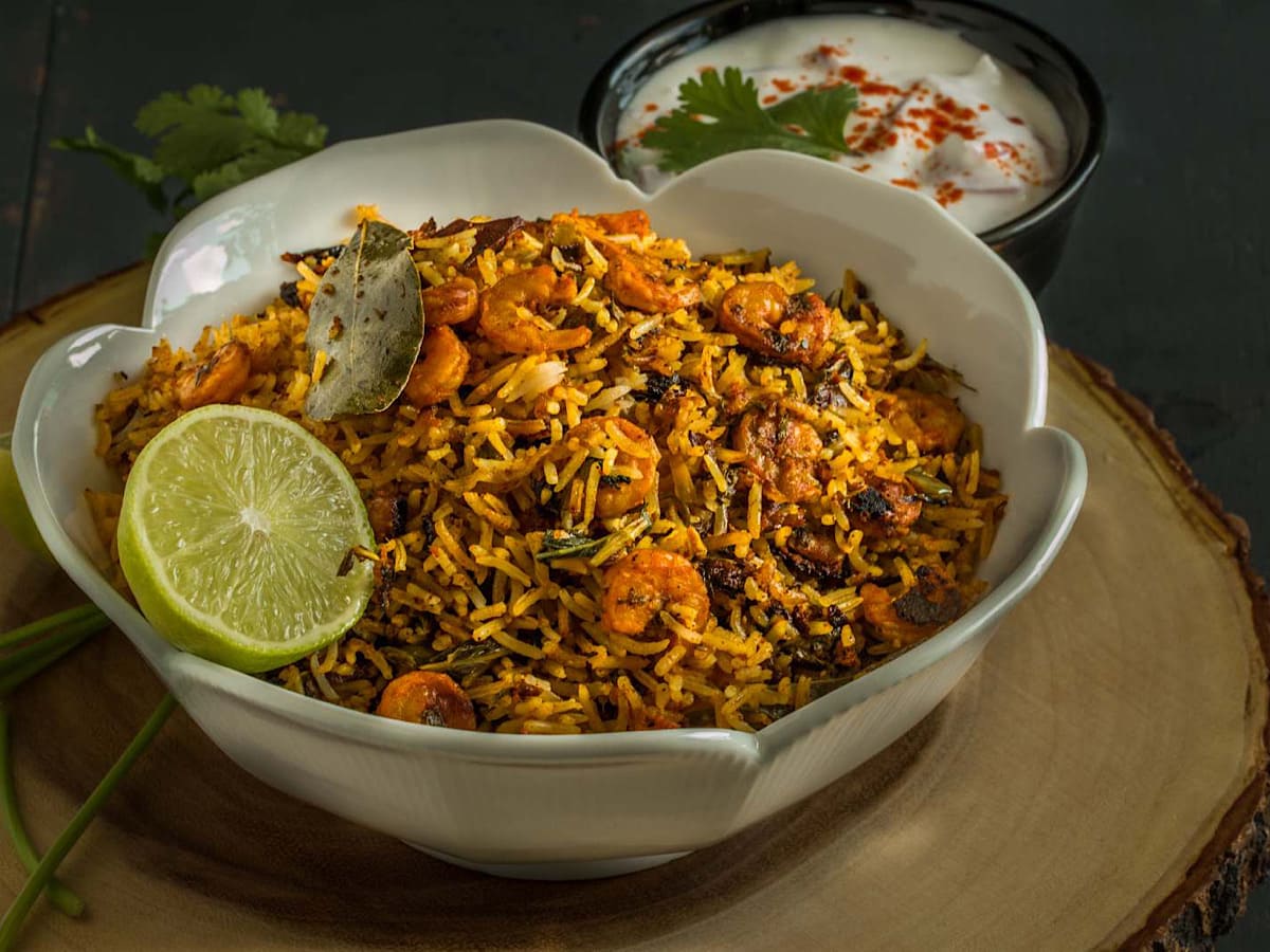 SERIES 29 CÔNG THỨC LÀM BIRYANI ẤN ĐỘ (MÓN 19): Biryani tôm