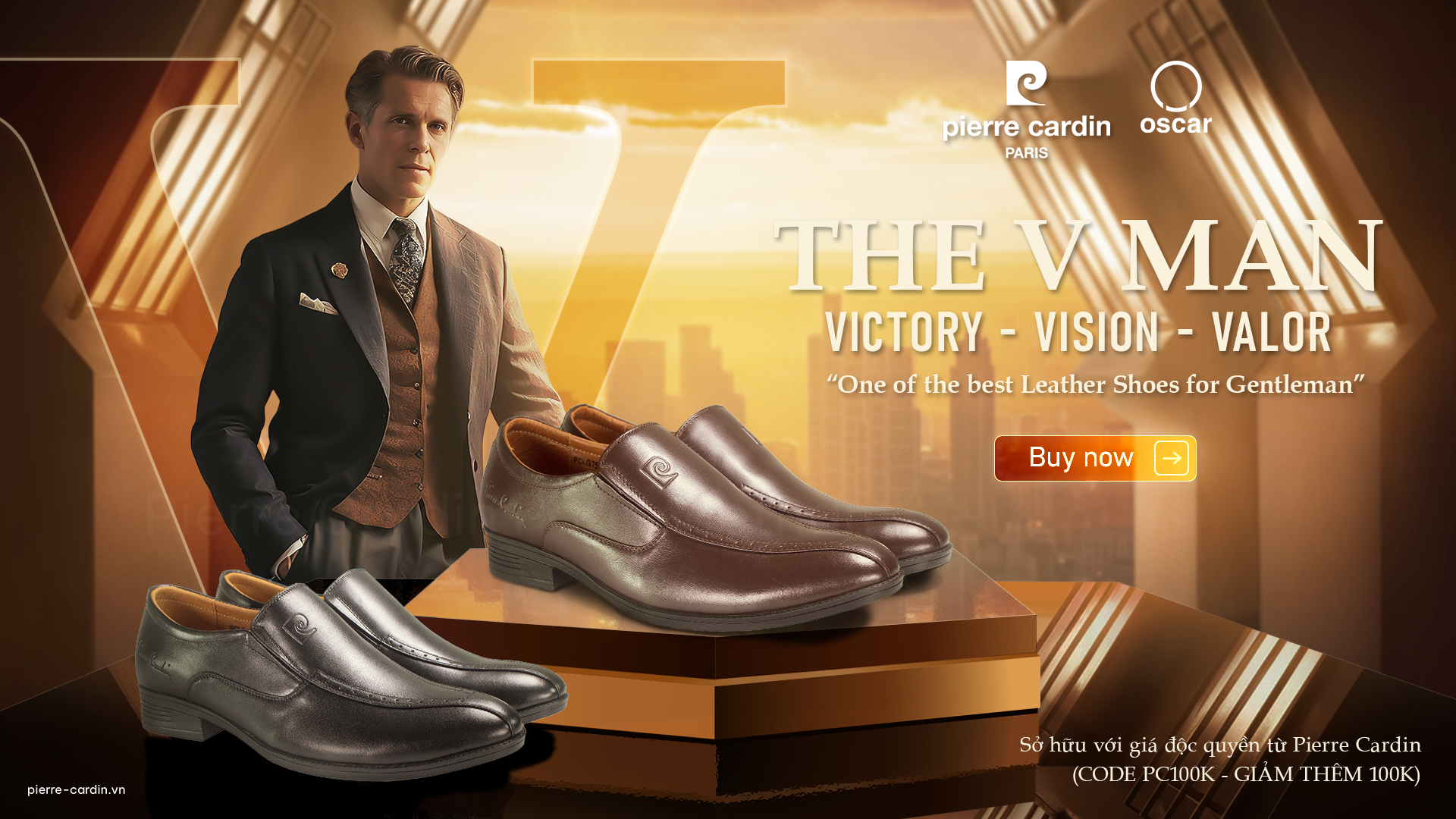 Câu Chuyện Về Đôi Giày Tây Pierre Cardin Mang Tên Gọi "THE V-MAN ...