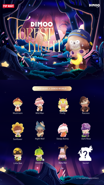 Mô hình đồ chơi Blind box Dimoo Forest Night Series - POP MART – Toyzone.vn