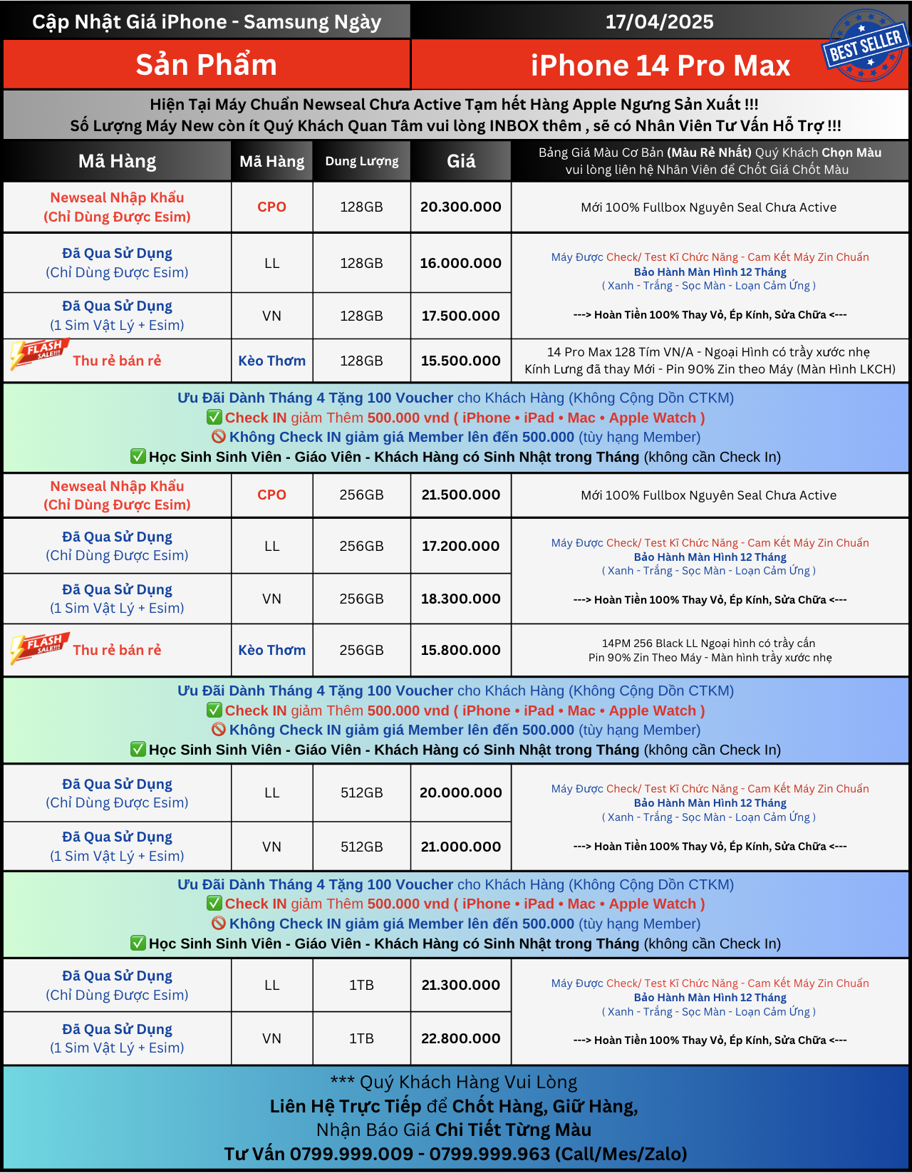 Giá iPhone 14 Pro Max – SOshop