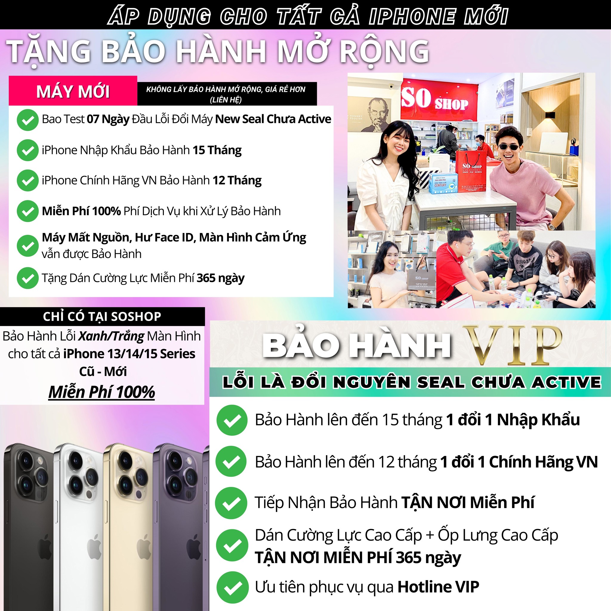 Hàng Có Sẵn iPhone 15 Pro (LL - ZP - ZA - VN) – SOshop