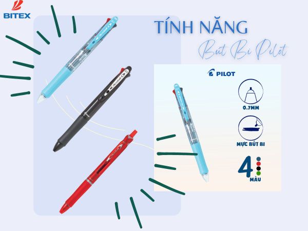 Những tính năng độc đáo của bút bi Pilot và cách sử dụng chúng – BITEXSHOP