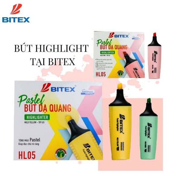 Bật mí top 5+ Bút highlight tốt nhất 2023 - Giá rẻ & màu mực đẹp – BITEXSHOP
