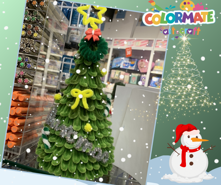 Workshop "LÀM CÂY THÔNG KẼM NHUNG" – Colormate Art & Craft