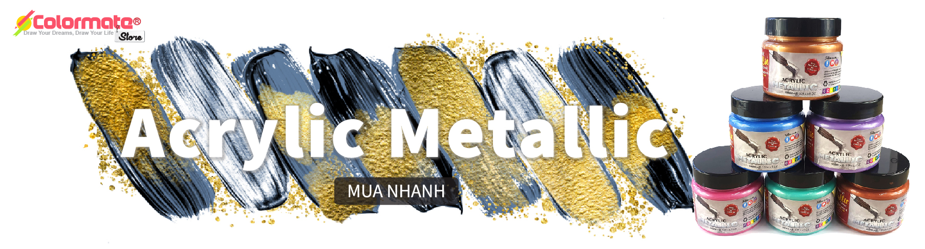 Màu Metallic – Colormate Store