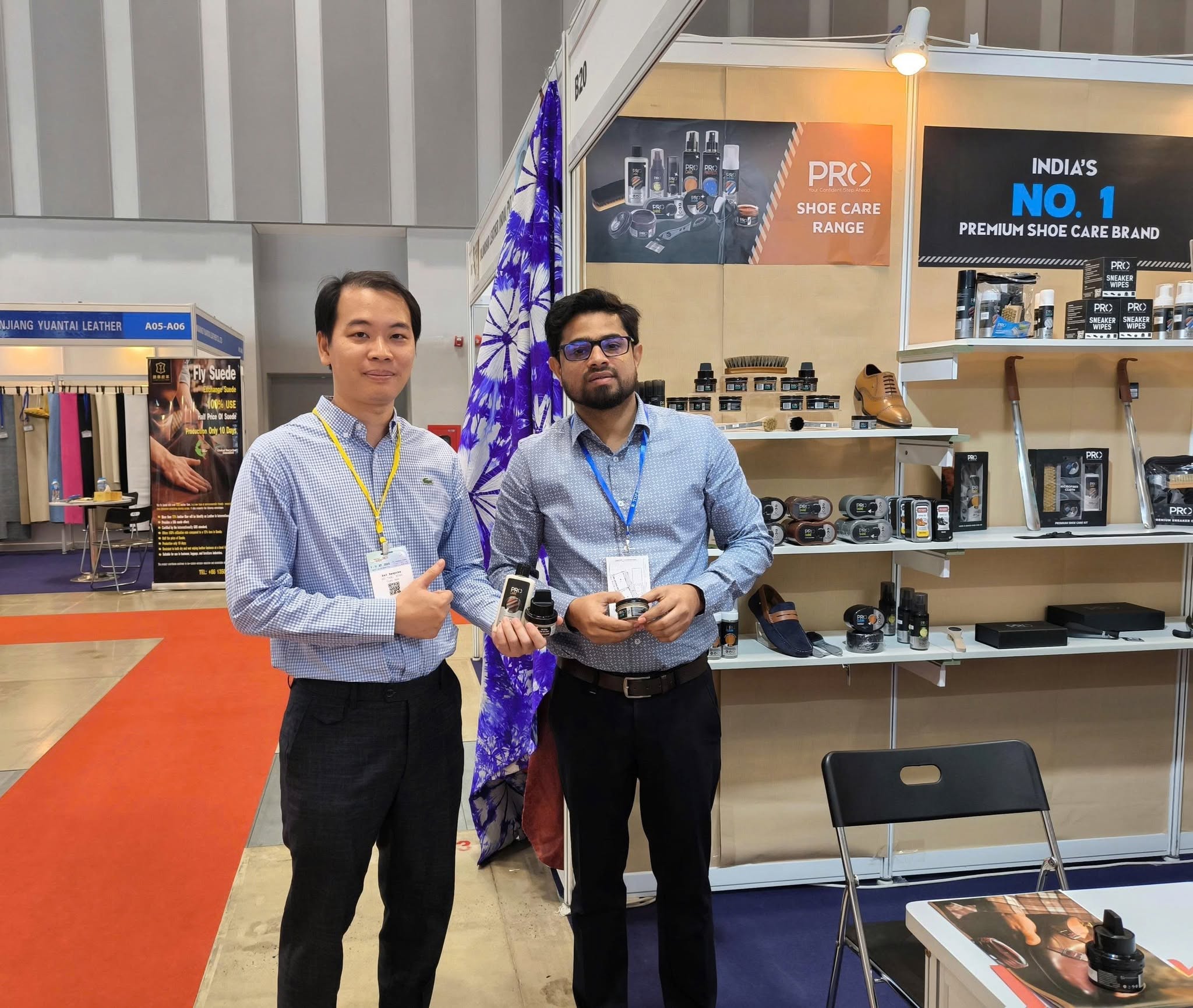 B&Y tại Triển lãm Da Giày SECC 2025 – Khám phá xu hướng và chất liệu m – B&Y Bespoke