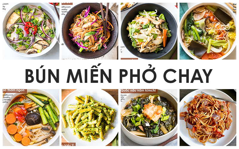 11 công thức nấu bún miến phở chay healthy thơm ngon – ROLIE Việt Nam