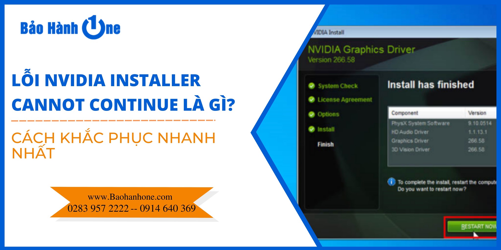 Lỗi Nvidia Installer Cannot Continue Là Gì? Cách Khắc Phục Nhanh Nhất