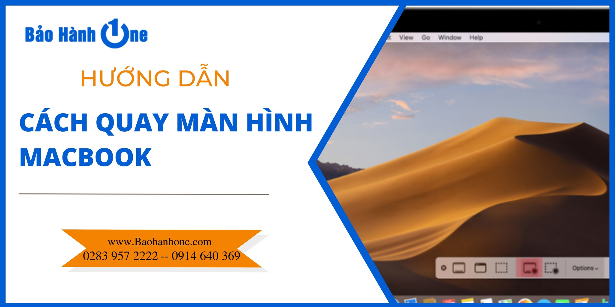 Hướng Dẫn Cách Quay Màn Hình Macbook Đơn Giản, Nhanh Nhất