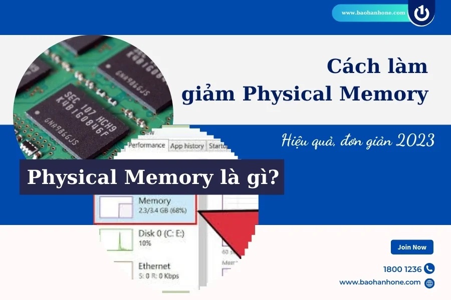 5 Cách Làm Giảm Physical Memory Hiệu Quả, Đơn Giản 2023