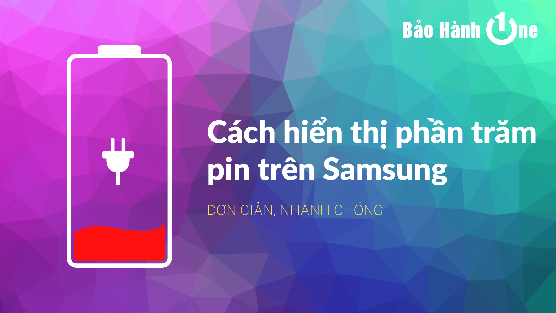 Cách Hiển Thị Phần Trăm Pin Trên Điện Thoại Samsung Đơn Giản