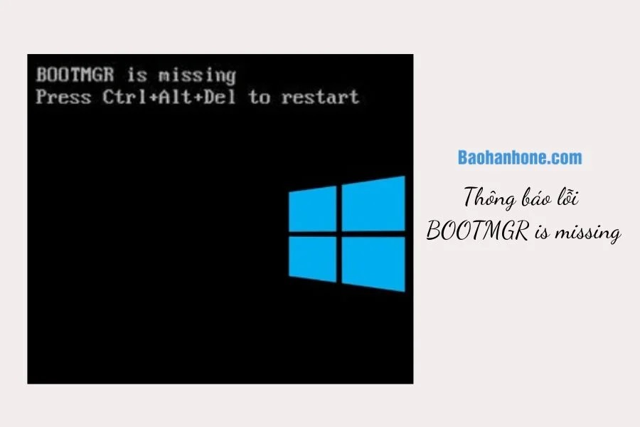 Mẹo Sửa Lỗi Bootmgr Is Missing Khi Khởi Động Laptop, Máy Tính