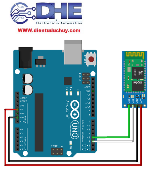Module thu phát truyền nhận Bluetooth HC-06 HC06 – LINH KIỆN ĐIỆN TỬ ...