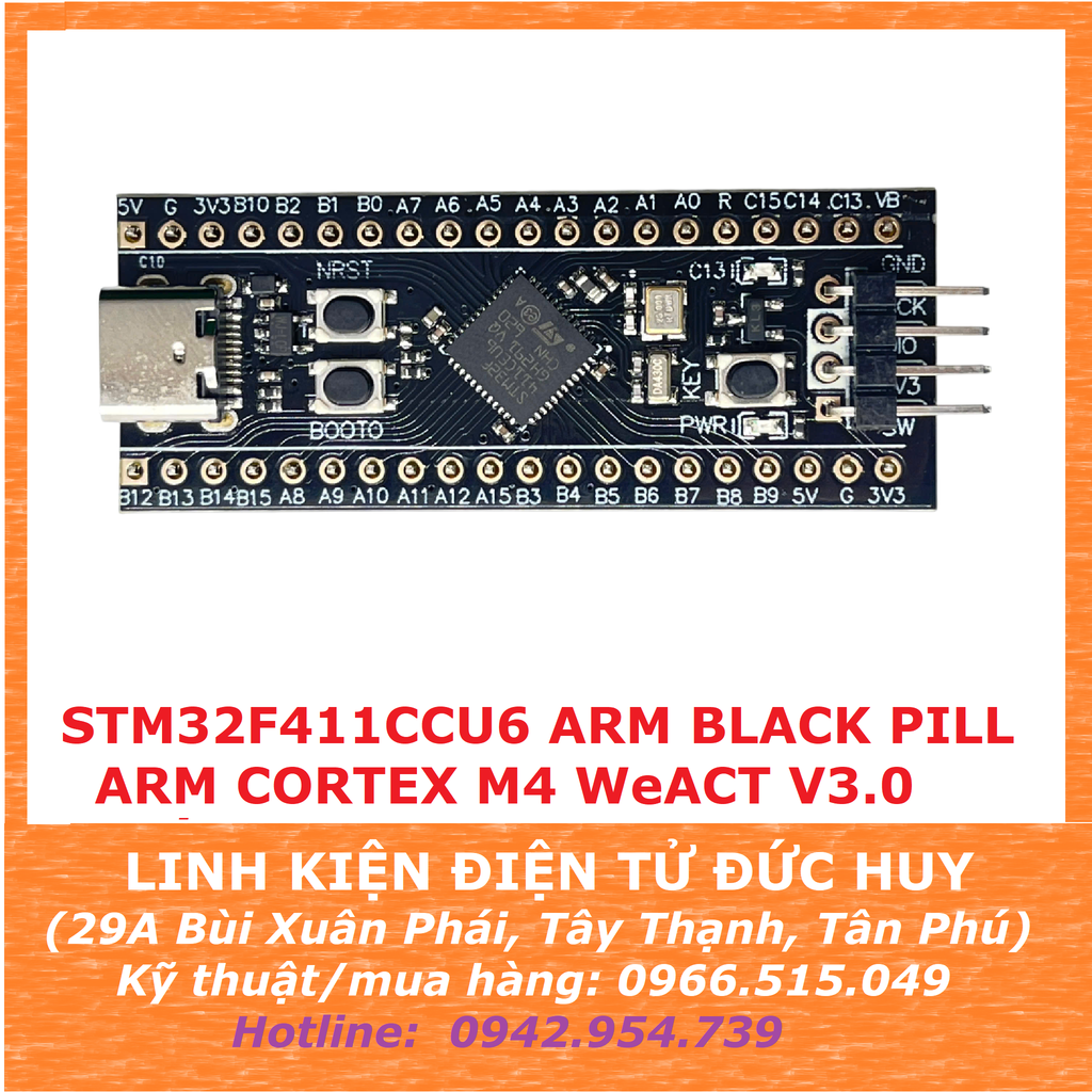 STM32F401CCU6 ARM BLACK PILL ARM CORTEX M4 WeAct V3.0 – LINH KIỆN ĐIỆN ...