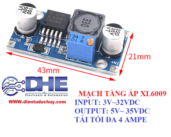 XL6009 DC Boost Converter Module tăng áp 4A – LINH KIỆN ĐIỆN TỬ ĐỨC HUY ...
