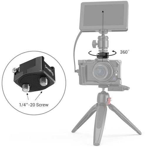 SmallRig 2819 Bộ chuyển đổi gắn đế giày xoay với hai vít 1/4"-20 – Máy Ảnh - Máy Quay - FlyCam ...