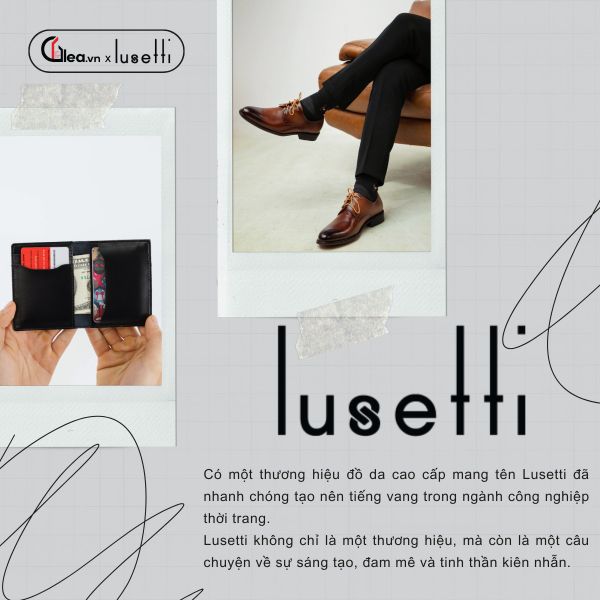 Nâng tầm phong cách cùng phụ kiện đồ da Lusetti - Glea.vn