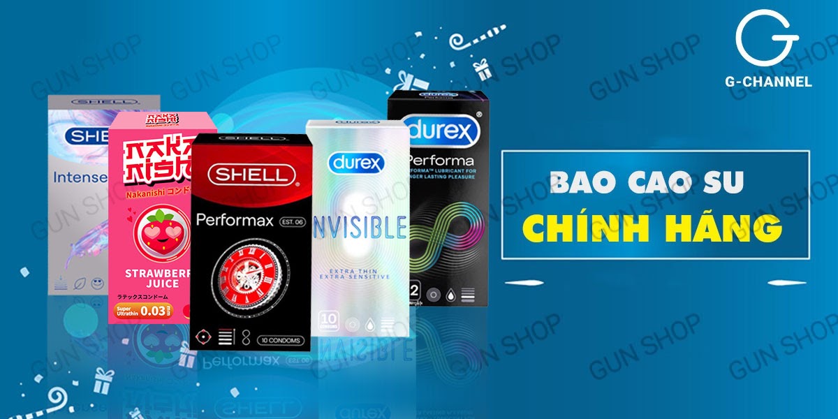 Bao cao su chính hãng tốt nhất - Uy tín - Giảm giá khi mua Online