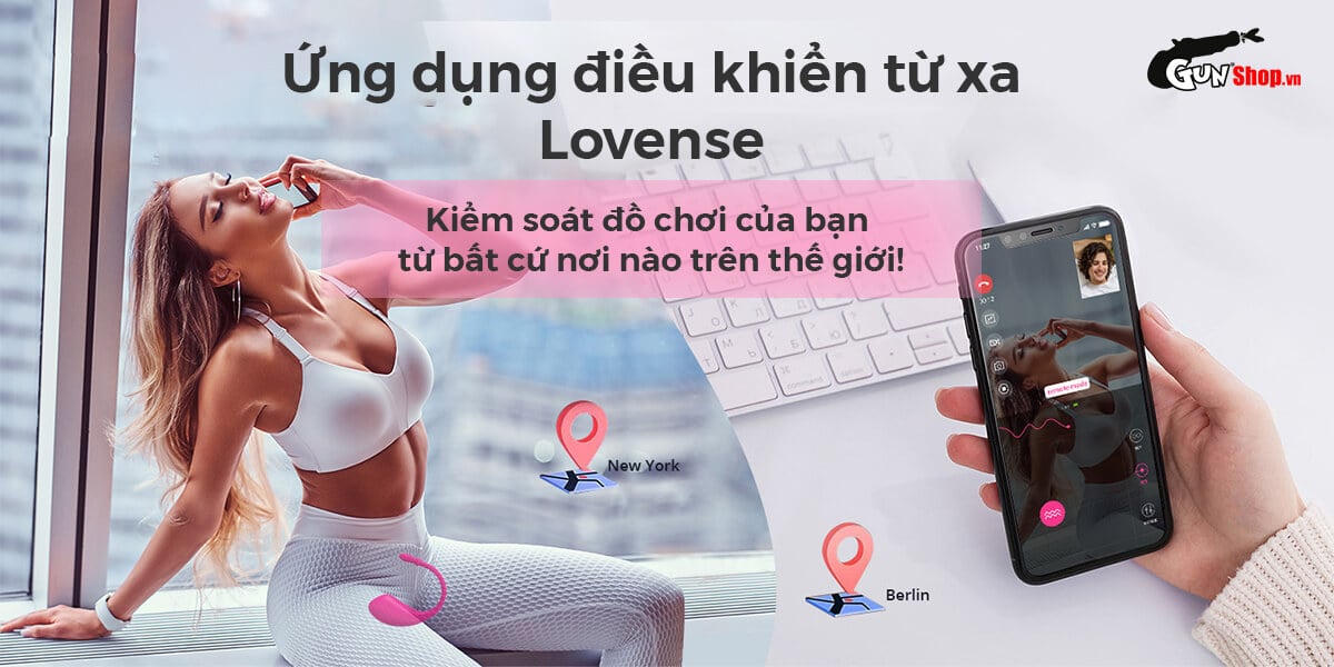 Trứng rung điều khiển bằng ứng dụng Lovense Lush 1