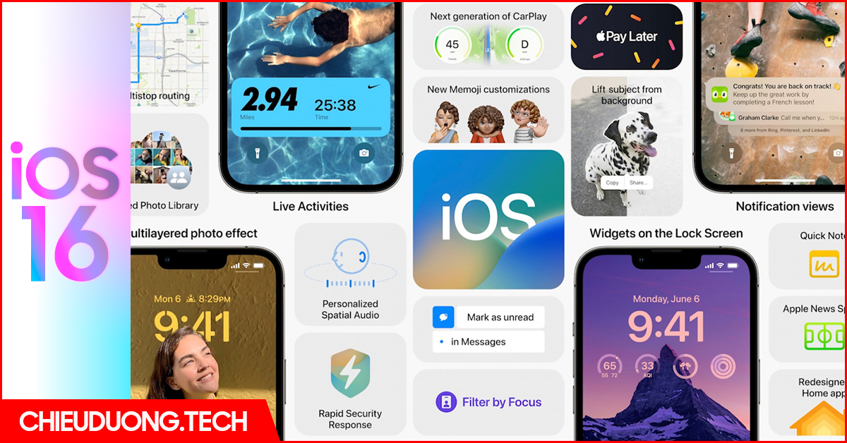 iOS 16 chính thức: nhiều thay đổi thú vị hơn ngay từ màn hình khóa ...