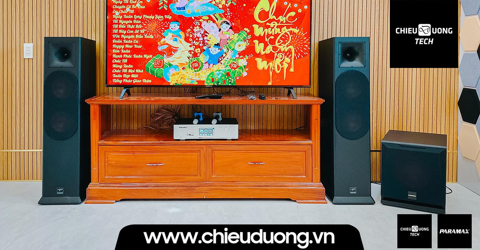 Dàn âm thanh Paramax Limited vừa được team Chiêu Dương lắp đặt đến gi ...