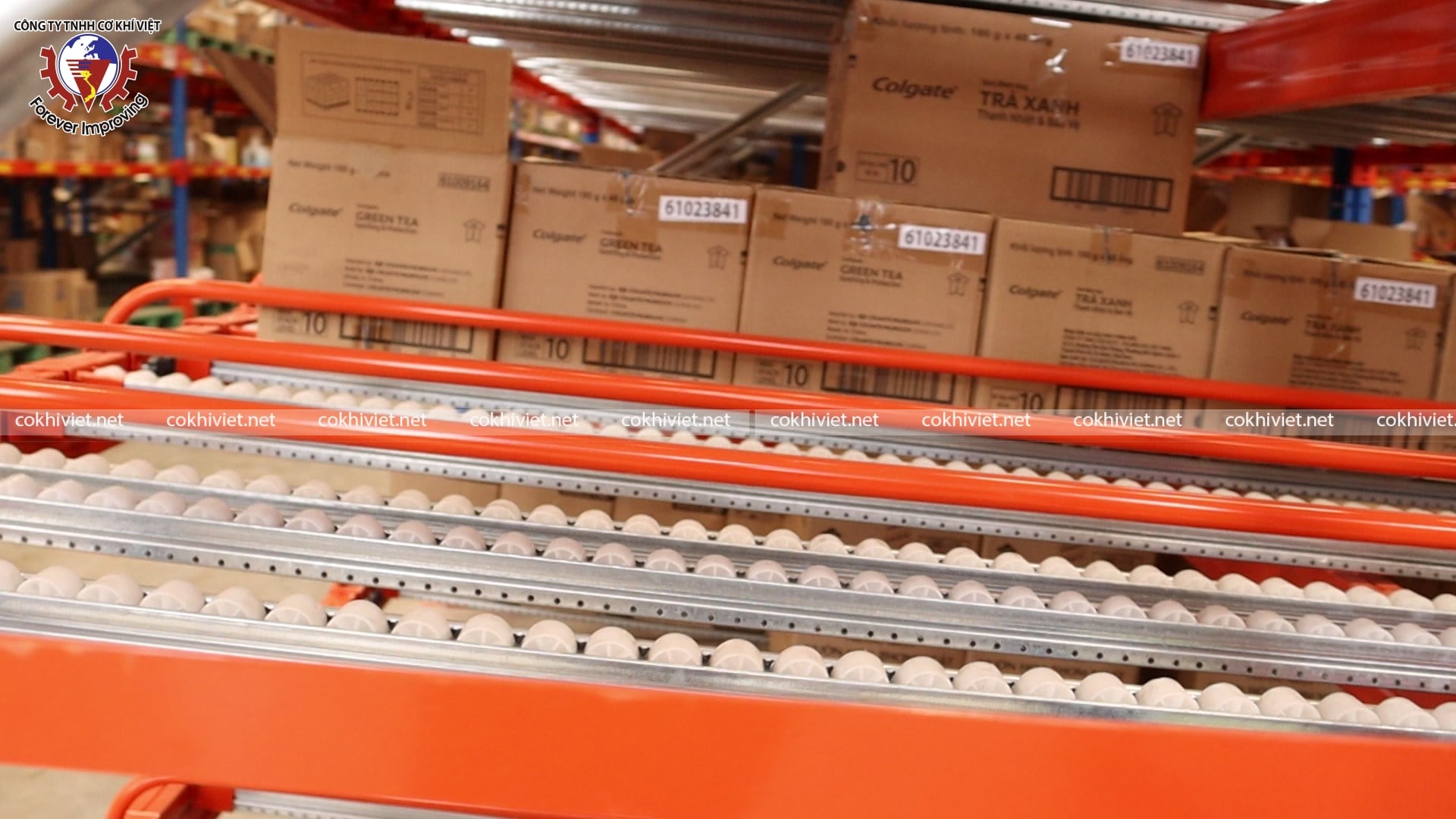 Kệ con lăn - flow rack – Cơ Khí Việt