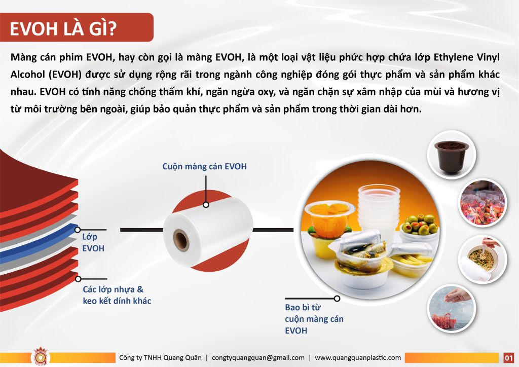 EVOH tại Công ty TNHH Quang Quân – Công Ty TNHH Quang Quân