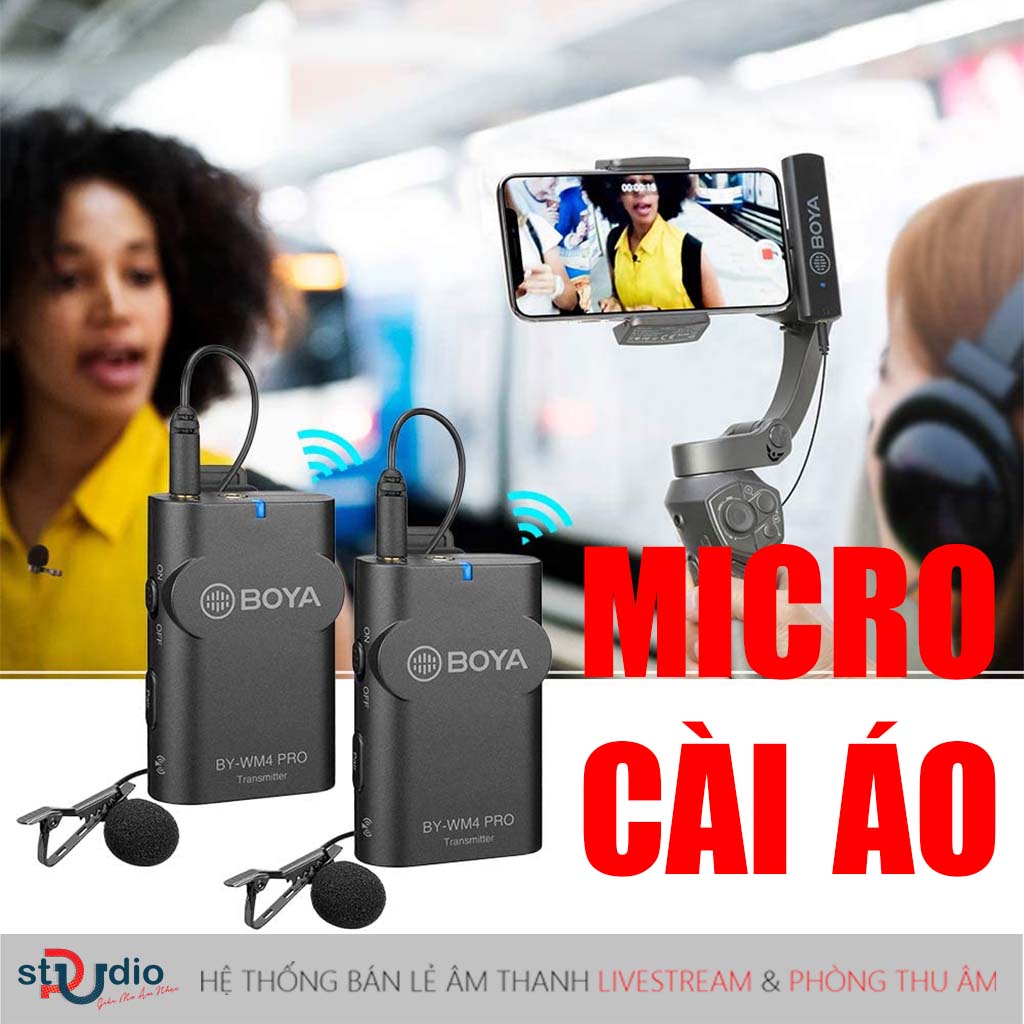 Top 5 mic thu âm cài áo tốt nhất năm 2021 - Pustudio.vn