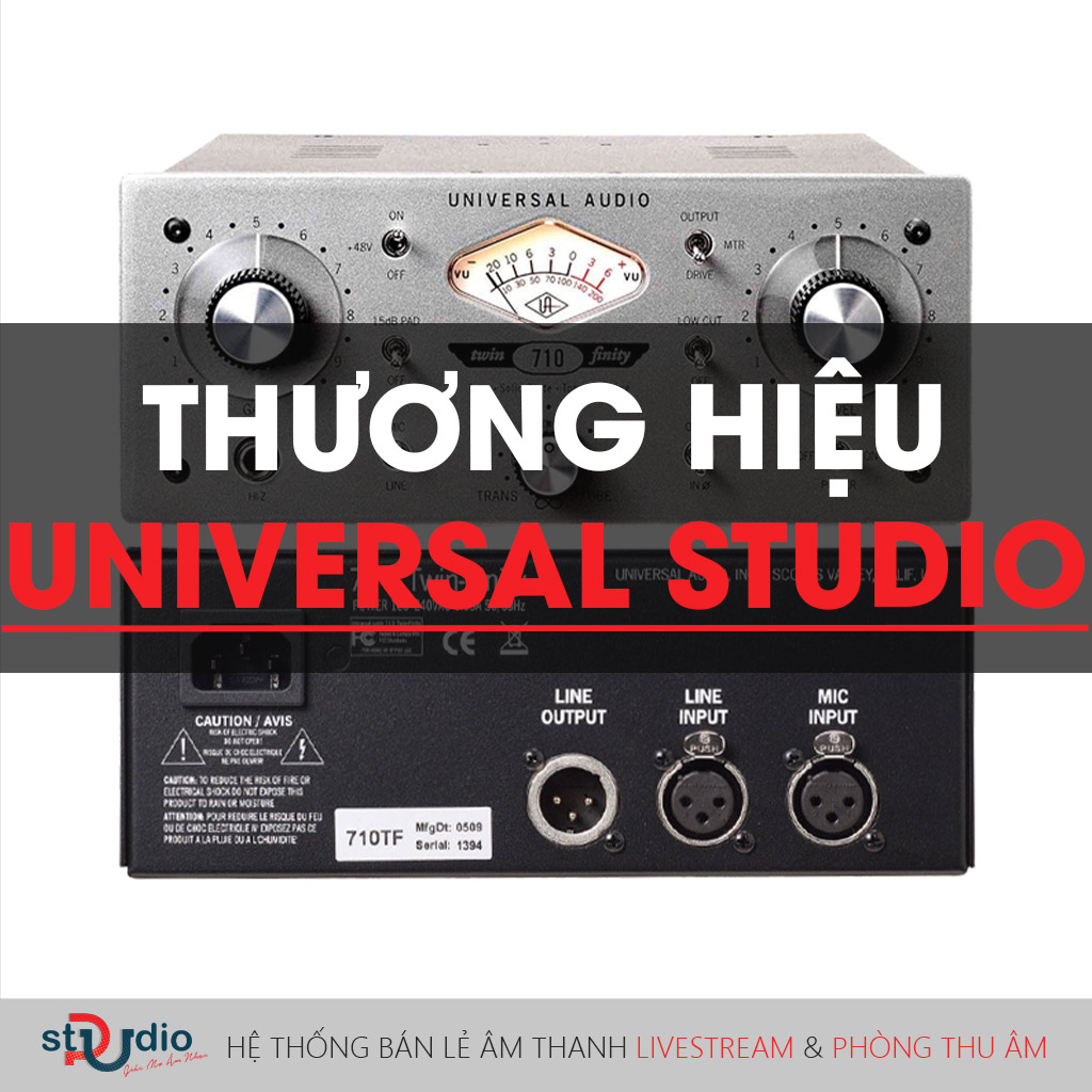 Thương hiệu Universal Audio và những thông tin cần biết - Pustudio.vn
