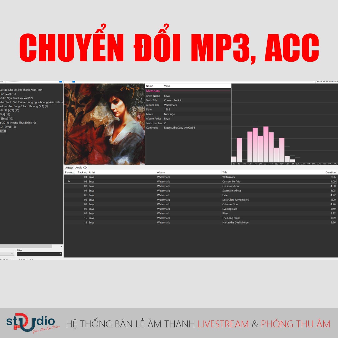 Lưu ý khi chuyển đổi Lossy sang MP3, AAC - Pustudio.vn
